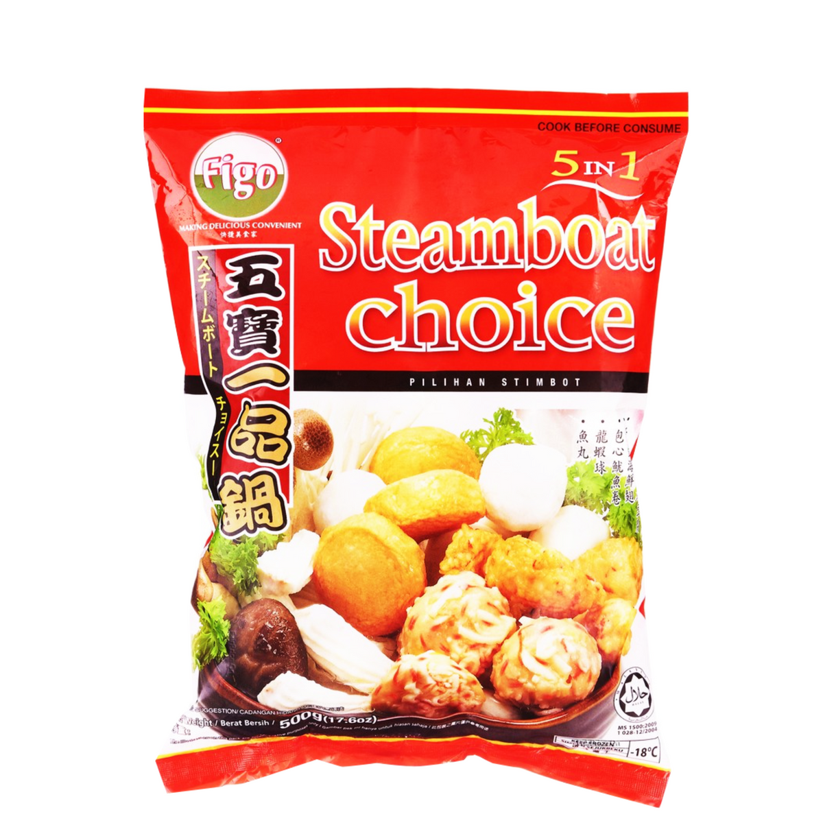 [Bundle of 3] Figo Steamboat 5 in 1 Choice [500g X 3] - Frozen – PickMe